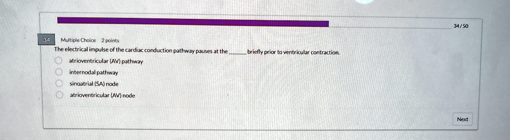 multiple choice 2 points the electrical impulse of the cardiac ...