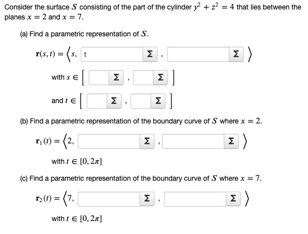 SOLVED: Consider the surface S consisting of the part of the cylinder y + 22 = 4 that lies ...