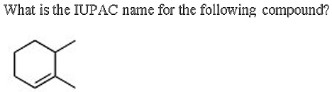 SOLVED: What is the IUPAC nare for the following compound?