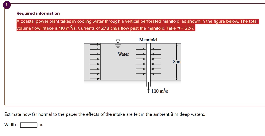 required information a coastal power plant takes in cooling water ...