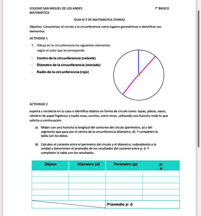 SOLVED: Alguien que me ayude porfa COLEGIO SAN MIGUEL DE LOS ANDES ...