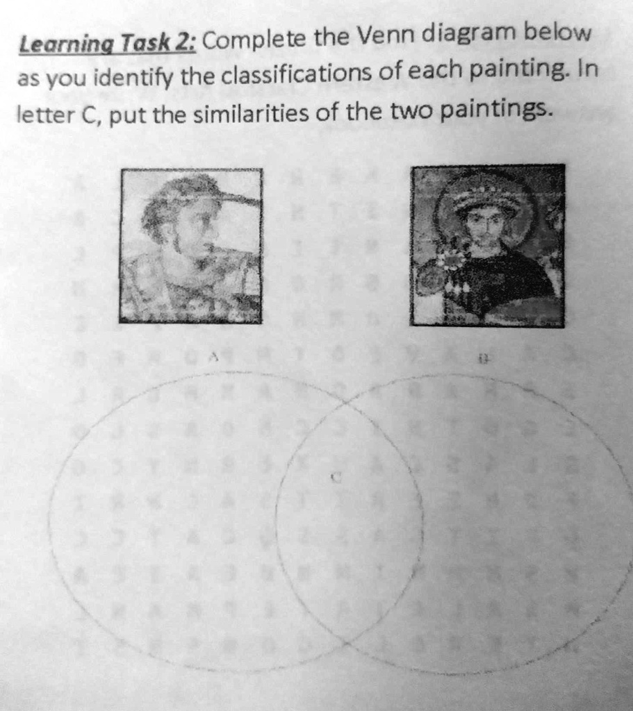 learning task 2 complete the venn diagram below as you identify the classifications of each ...