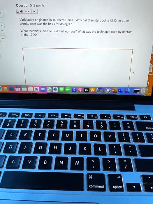 question 3 points lteen variolation originated in southern china why ...