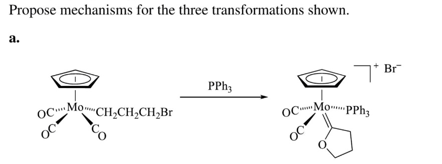 SOLVED: Propose mechanisms for the three transformations shown. a. Br 4' Moun OC 'CH-CH-CH-Br 4 ...