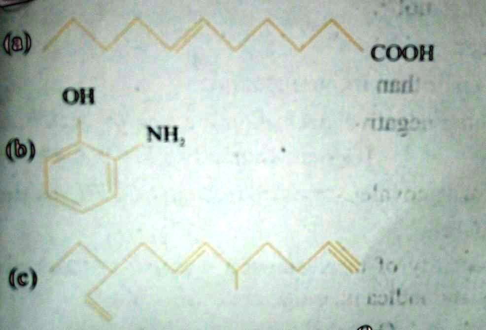 SOLVED: 'Write the IUPAC names of the following: (o) COOH WE: OlI Wt# N ...