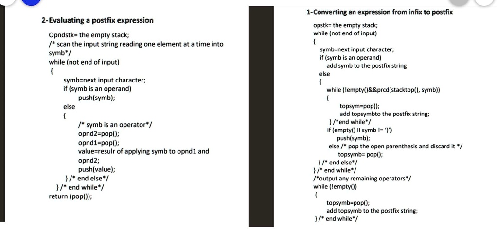 SOLVED: Instructions: - Apply the Stack Applications algorithms in C++ ...
