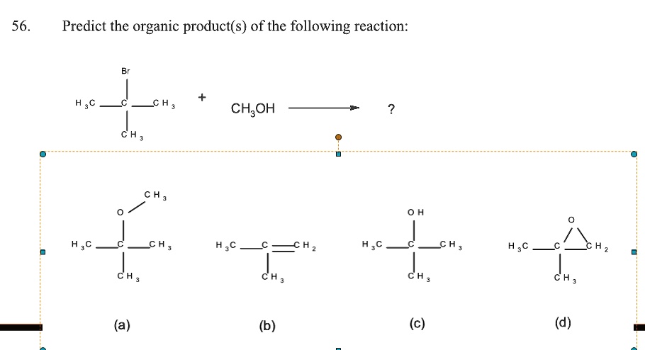 56 predict the organic products of the following reaction ch ho ch hc ...
