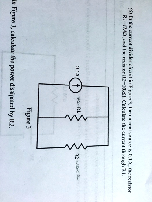Solved In The Current Divider Circuit In Figure 3 The Current Source