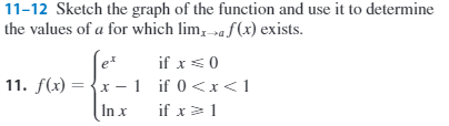 SOLVED: 11-12 Sketch the graph of the function and use it to determine ...