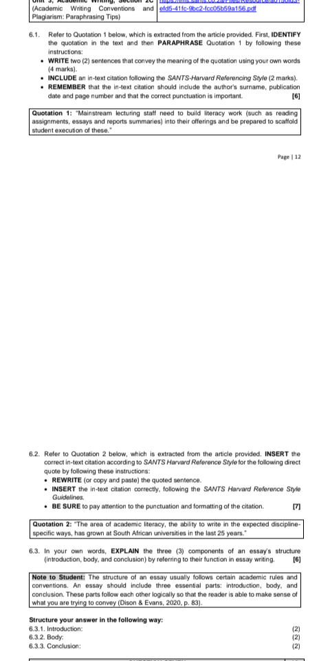 SOLVED: (Academic Writing Conventions and efd5-41fc-9bc2-fcc05b59a156 ...