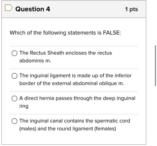 The Rectus Sheath encloses the rectus abdominis muscle. The inguinal ...