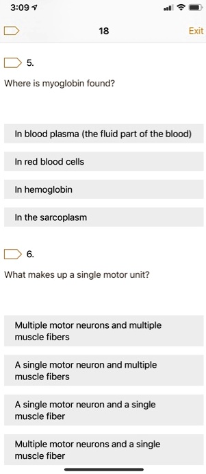 SOLVED: 3.09 Exit Where is myoglobin found? In blood plasma (the fluid ...