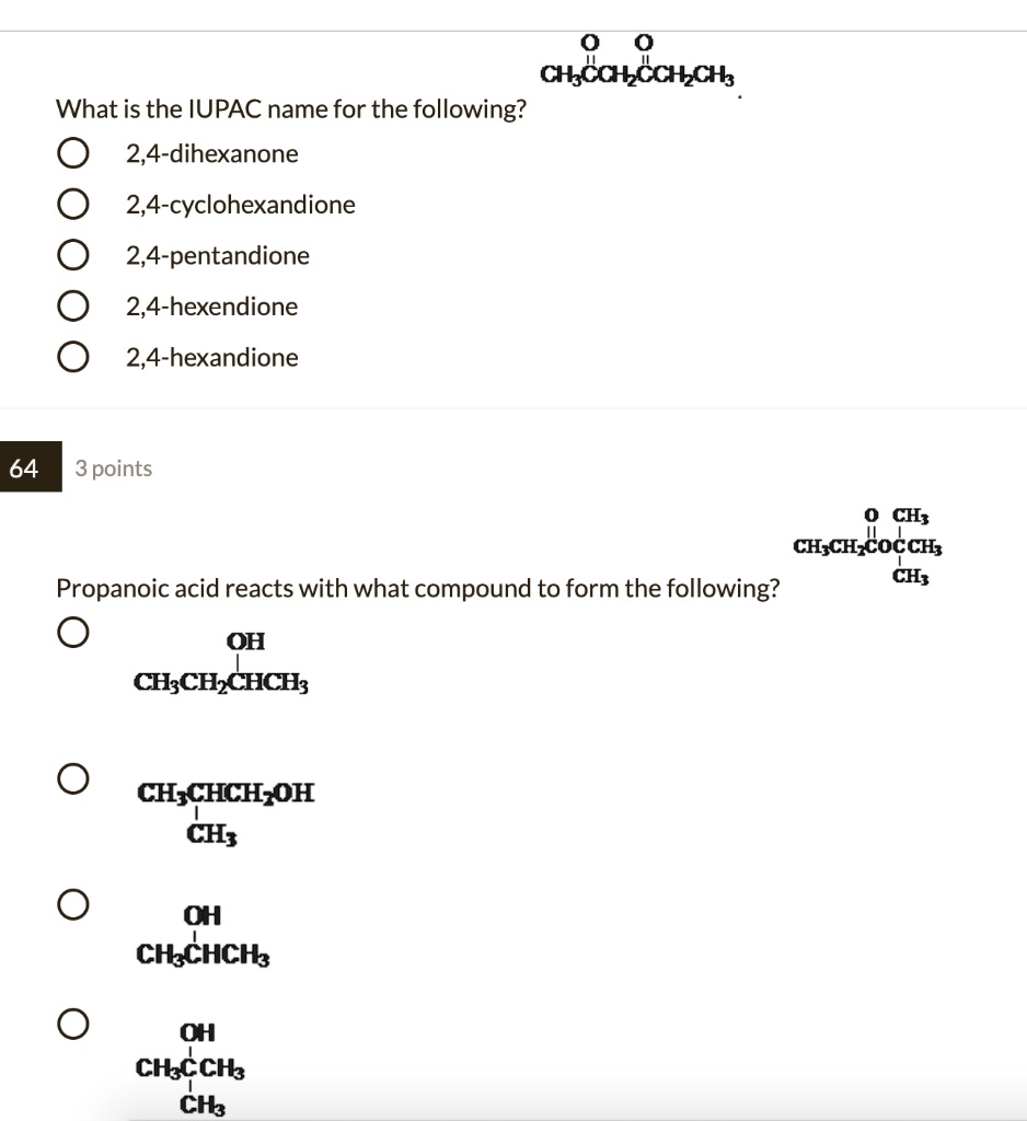 SOLVED: abCarccctb What is the IUPAC namefor the following? 2,4 ...