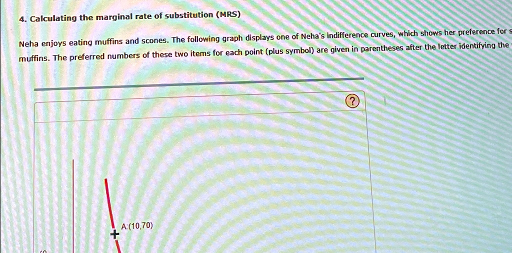 calculating the marginal rate of substitution mrs neha enjoys eating ...