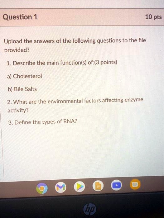 SOLVED: Question 1 10 pts Upload the answers of the following questions ... SOLVED: Question 1 10 pts Upload the answers of the following questions ...