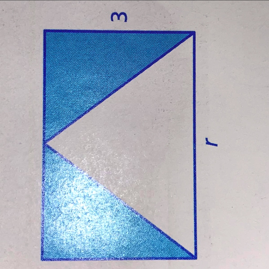 SOLVED: ' For what values of r will the area of the shaded region be ...