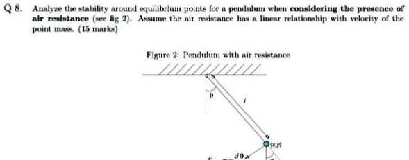 SOLVED: Q8. Analyze the stability around equilibrium points for a ... SOLVED: Q8. Analyze the stability around equilibrium points for a ...