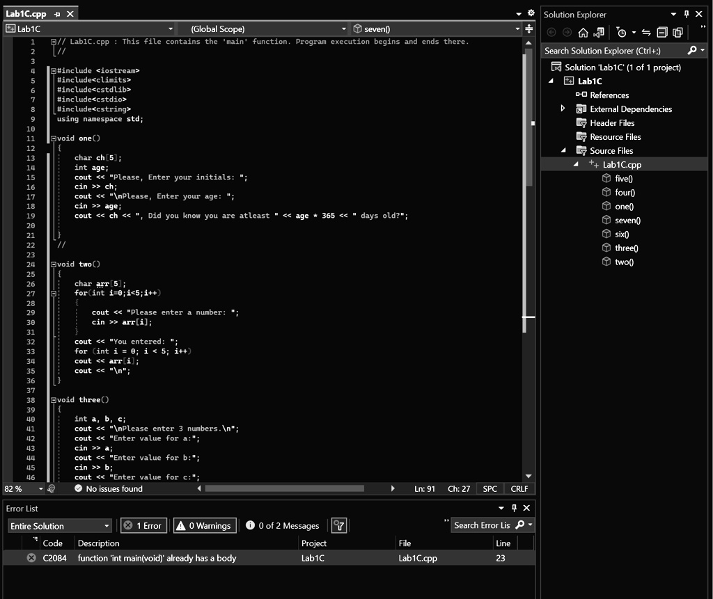 SOLVED: Texts: IN C++, using Visual Studio, how would I get rid of this ... SOLVED: Texts: IN C++, using Visual Studio, how would I get rid of this ...