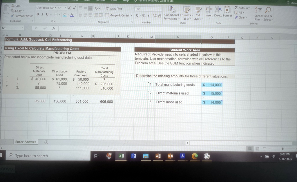 formula add subtract cell referencing using excel to calculate ...