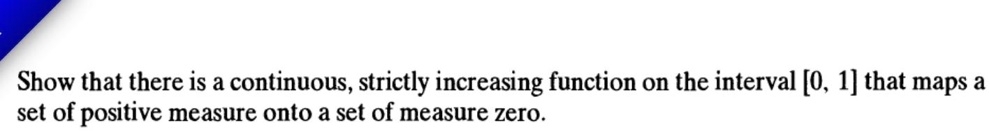 SOLVED: Show that there is a continuous, strictly increasing function ...