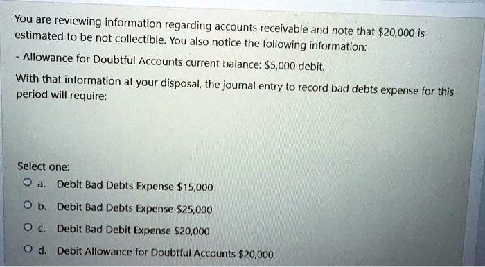 SOLVED: You are reviewing information estimated to be regarding ...