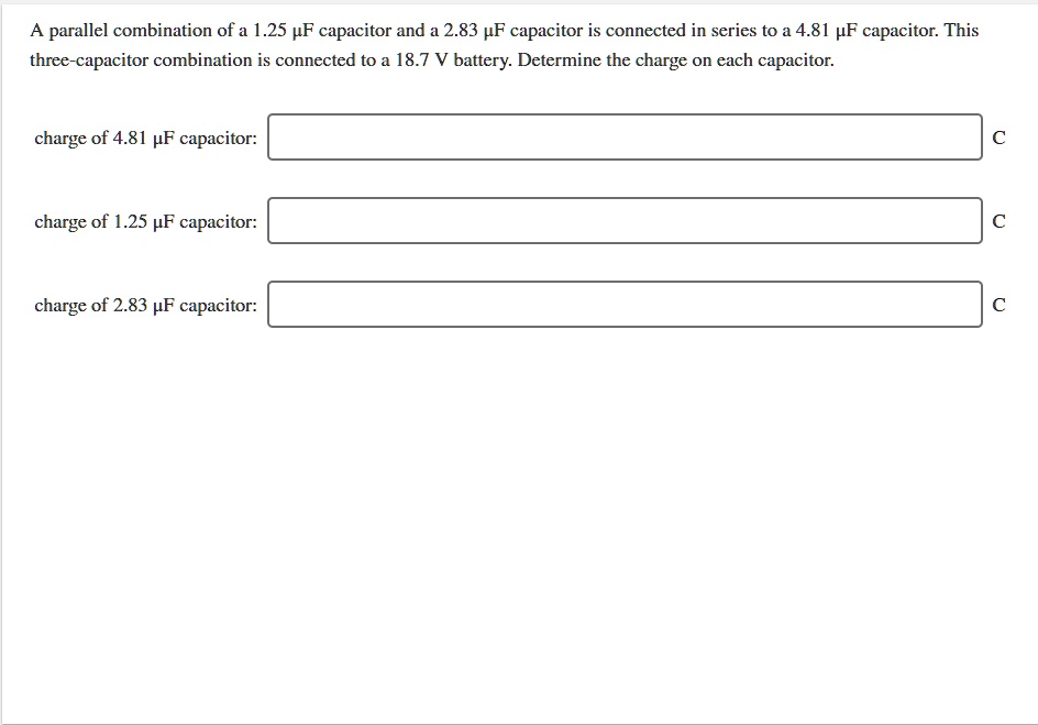 a parallel combination of a 125 pf capacitor and 283 pf capacitor is ...
