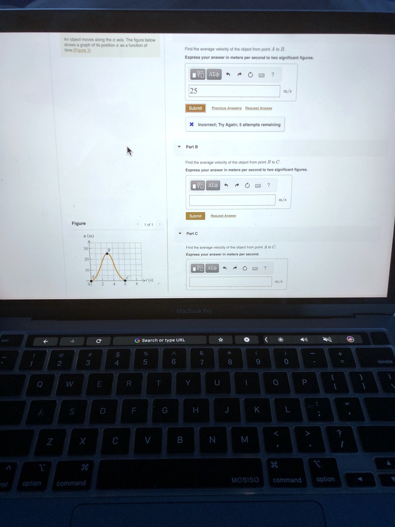 An object moves along the x axis. The figure below shows a graph of its position x as a function ...