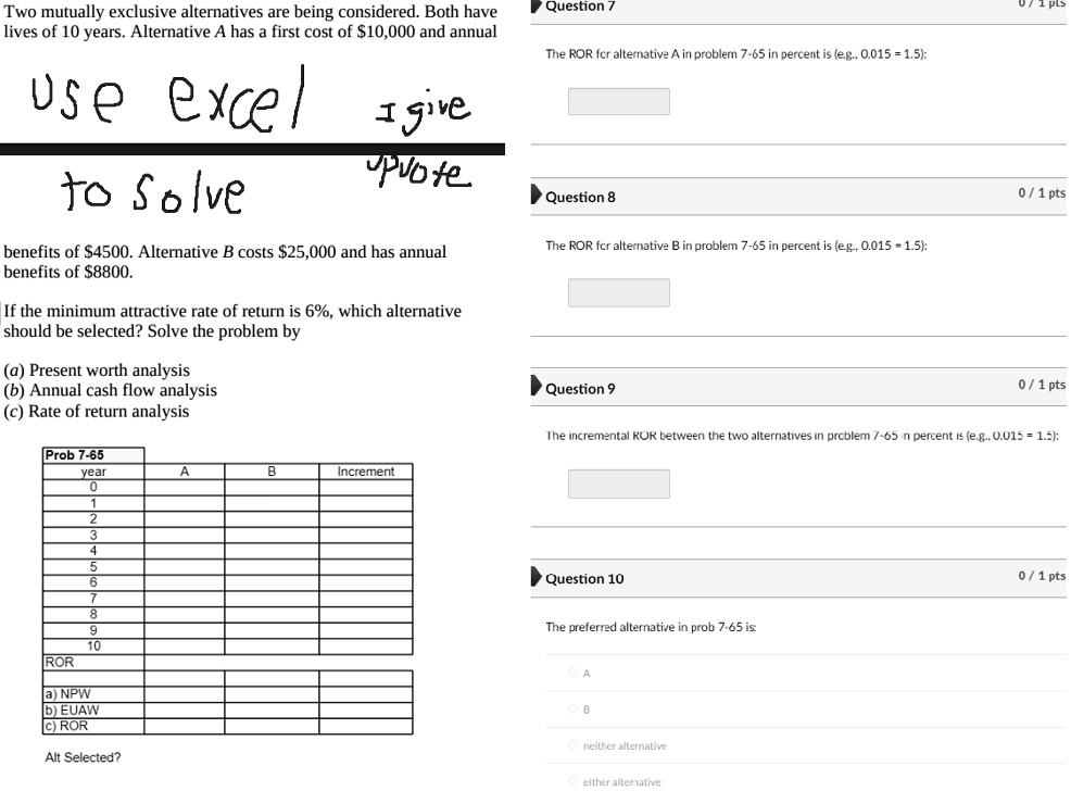 Solved Texts I Always Give Upvote For Correct And Doing On Excel Plus Its Easier That Way 