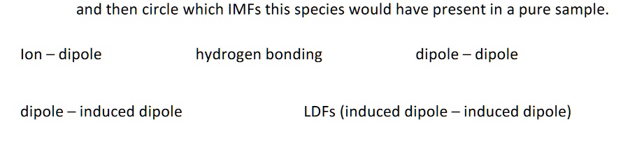 SOLVED: And then circle which IMFs this species would have present in a ... SOLVED: And then circle which IMFs this species would have present in a ...