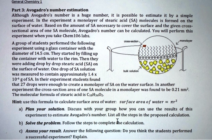 genenal chemism l part 3 avogadros number estimation although avogadro ...