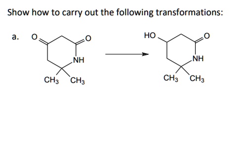 SOLVED: Show how to carry out the following transformations: HO NH NH ...