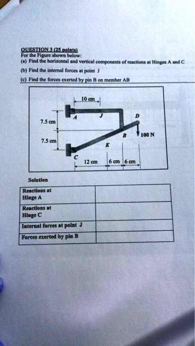 SOLVED: QUESTION 3 (25 points) For the Figure shown below: a) Find the ...
