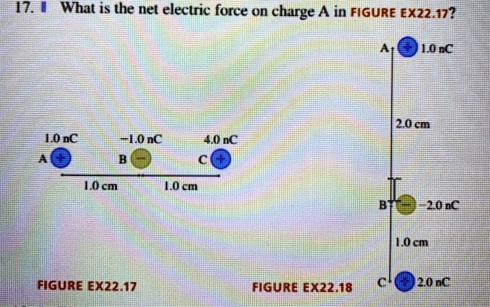 174 what is the net electric force on charge atin figure ex2217 loc ...