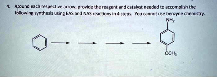 SOLVED: Around each respective arrow, provide the reagent and catalyst ...