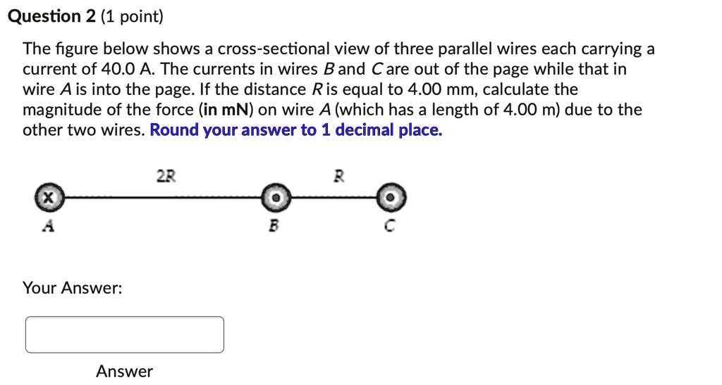SOLVED: Question 2 (1 point) The figure below shows a cross-sectional ... SOLVED: Question 2 (1 point) The figure below shows a cross-sectional ...