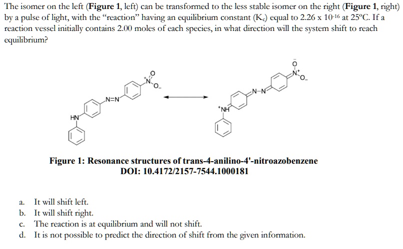 the isomer on the left figure 1 left can be transformed to the less ...