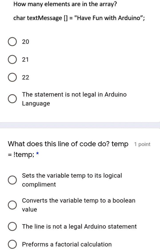 Solved How Many Elements Are In The Array Char Textmessage Have