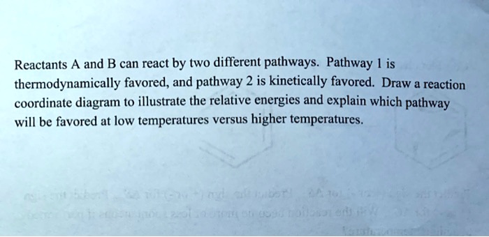 Reactants and B can react by two different pathways. … - SolvedLib