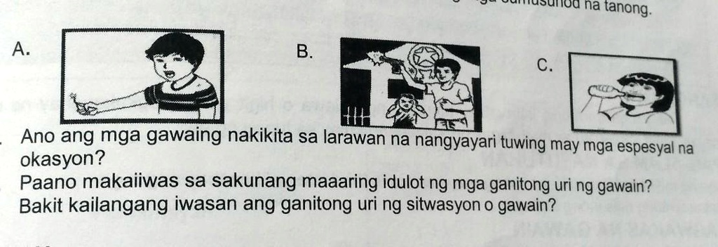 SOLVED: pahelp po thank you po Tujuiiou na Janong A B C Ano ang mga ... SOLVED: pahelp po thank you po Tujuiiou na Janong A B C Ano ang mga ...