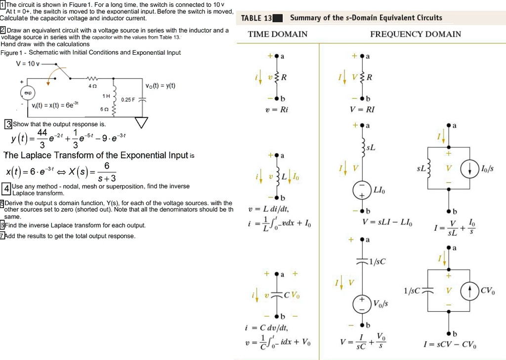 VIDEO solution: 1The circuit is shown in Figure1.For a long time. the switch is connected to 10 ...