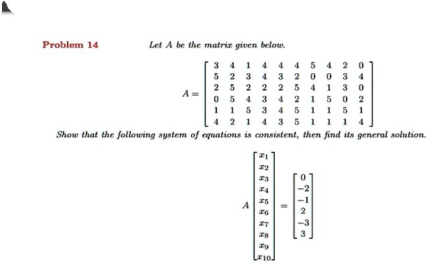 SOLVED: Problem 14 Let L be the matrix given below. Show that the ...
