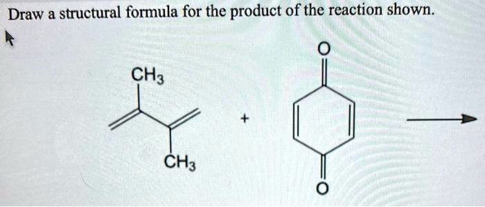 SOLVED: Draw a structural formula for the product of the reaction shown CH3 CH3