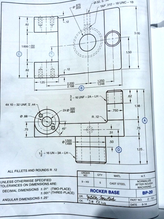 change the decimal and angular tolerances so they apply in one ...
