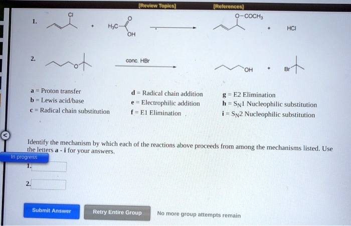 SOLVED: ccrcnge COCH; HC HCI conc HBr Proton transfer Lewis acid base ...