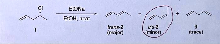 SOLVED: please show and explain the reaction mechanism for the minor ...