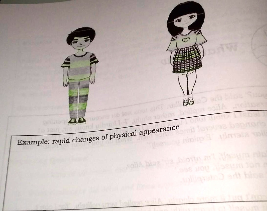SOLVED: Activity 1: The following illustrations show a boy and a girl ...
