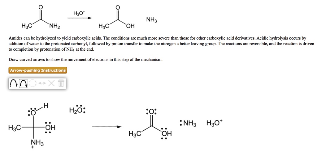 ho nh3 h3c nhz h3c oh amides can be hydrolyzed to yield carboxylic ...