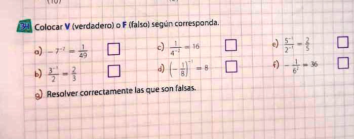 SOLVED: colocar verdadero y falso corrige la falsa Colocar V (verdadero ... SOLVED: colocar verdadero y falso corrige la falsa Colocar V (verdadero ...