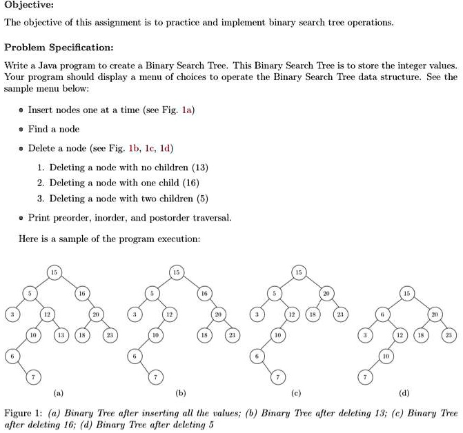 Video Solution Objective The Objective Of This Assignment Is To Practice And Implement Binary