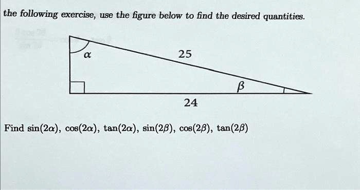 the following exercise, use the figure below to find the desired ...